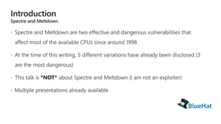 BlueHat v18 || Retpoline - the anti-spectre (type 2) mitigation in ...