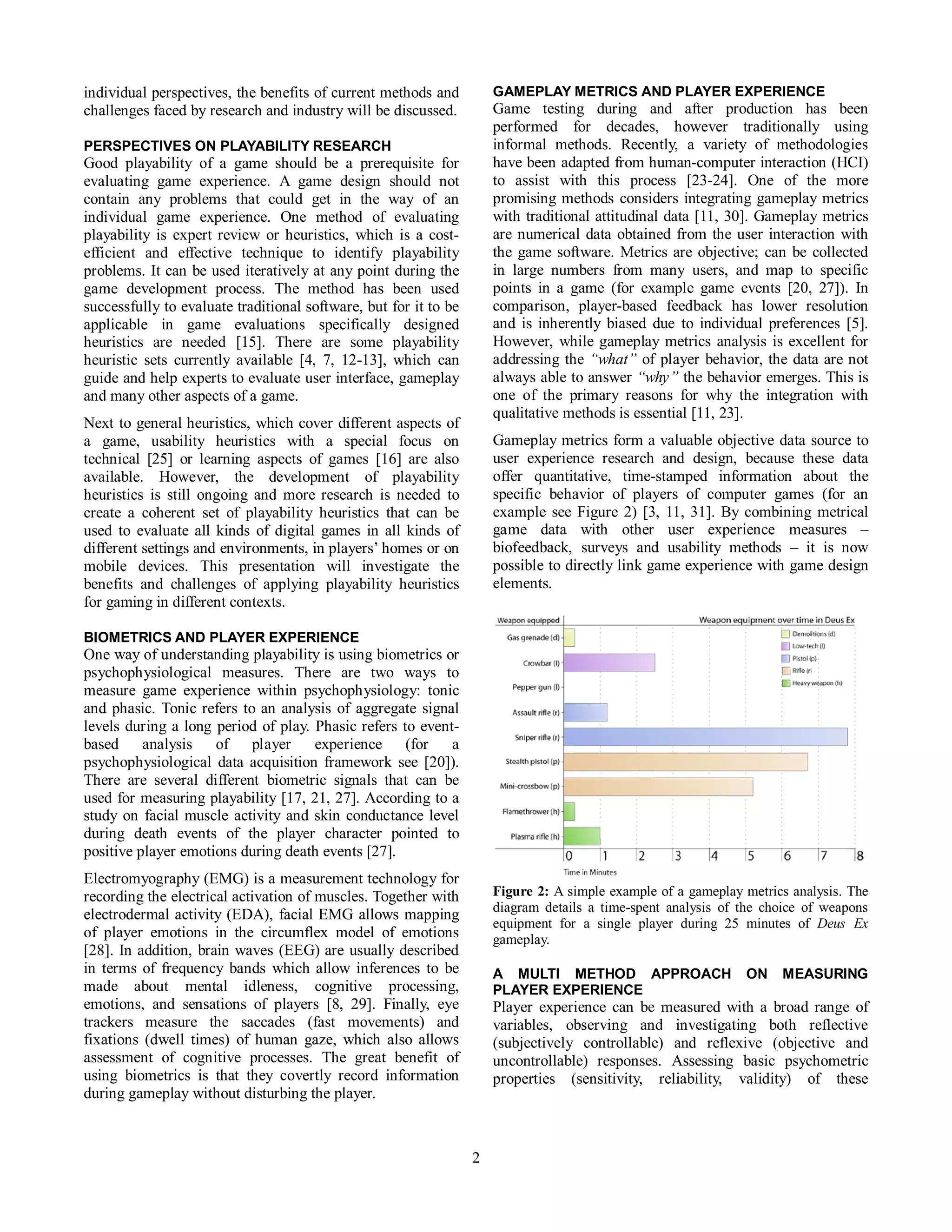 Playability and Player Experience Research | PDF