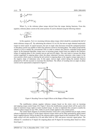 A Novel Modified Turn-on Angle Control Scheme for Torque- Ripple ...