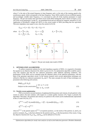 Optimization algorithms for steady state analysis of self excited induction generator | PDF
