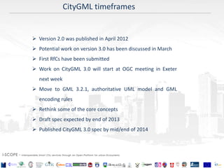 T3.1 CityGML core standard extension | PPTX