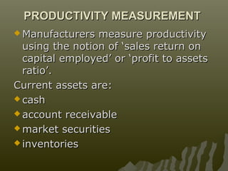 093 Productivity Measurement | PPT