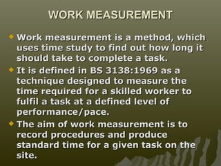 093 Productivity Measurement | PPT