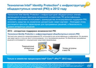 Технологии Интел по обеспечению безопасности корпоративных ...