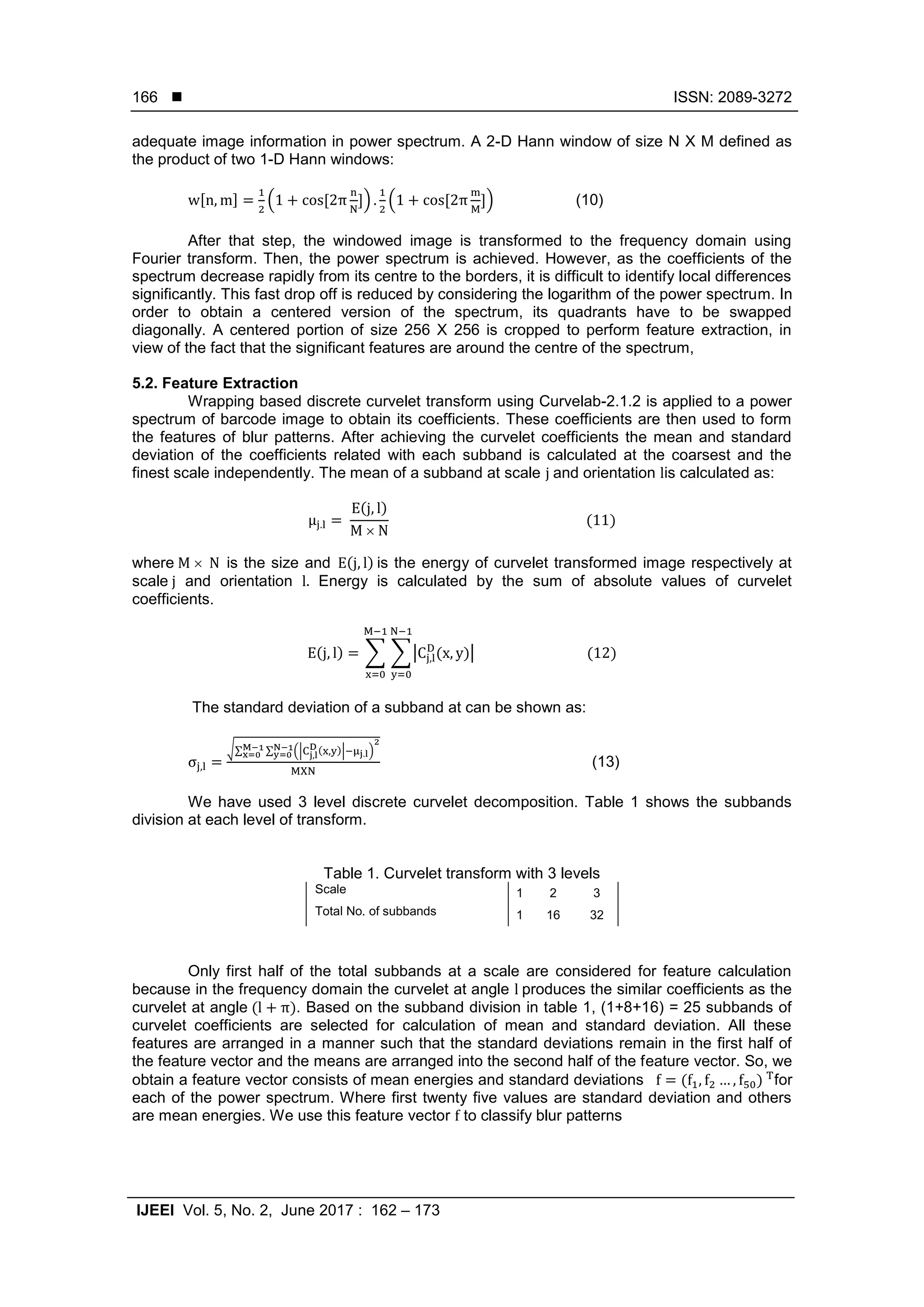 A Pattern Classification Based approach for Blur Classification | PDF