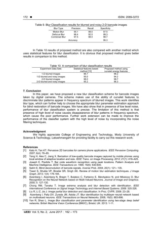 A Pattern Classification Based approach for Blur Classification | PDF