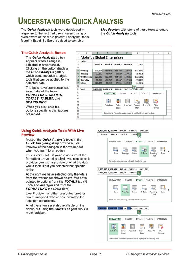 0931 excel-fundamentals | PDF