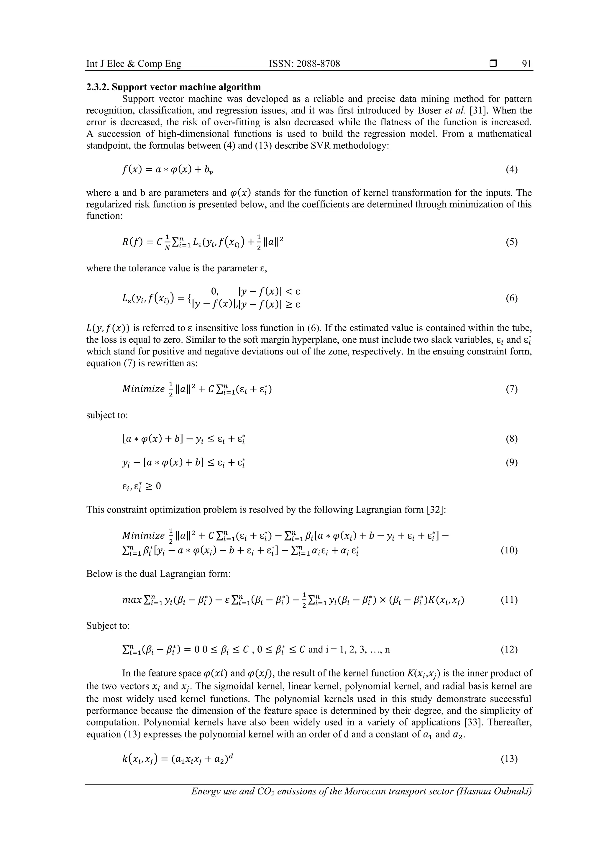 Energy use and CO2 emissions of the Moroccan transport sector | PDF