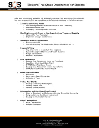 SOS Consulting Outline-1 | DOC