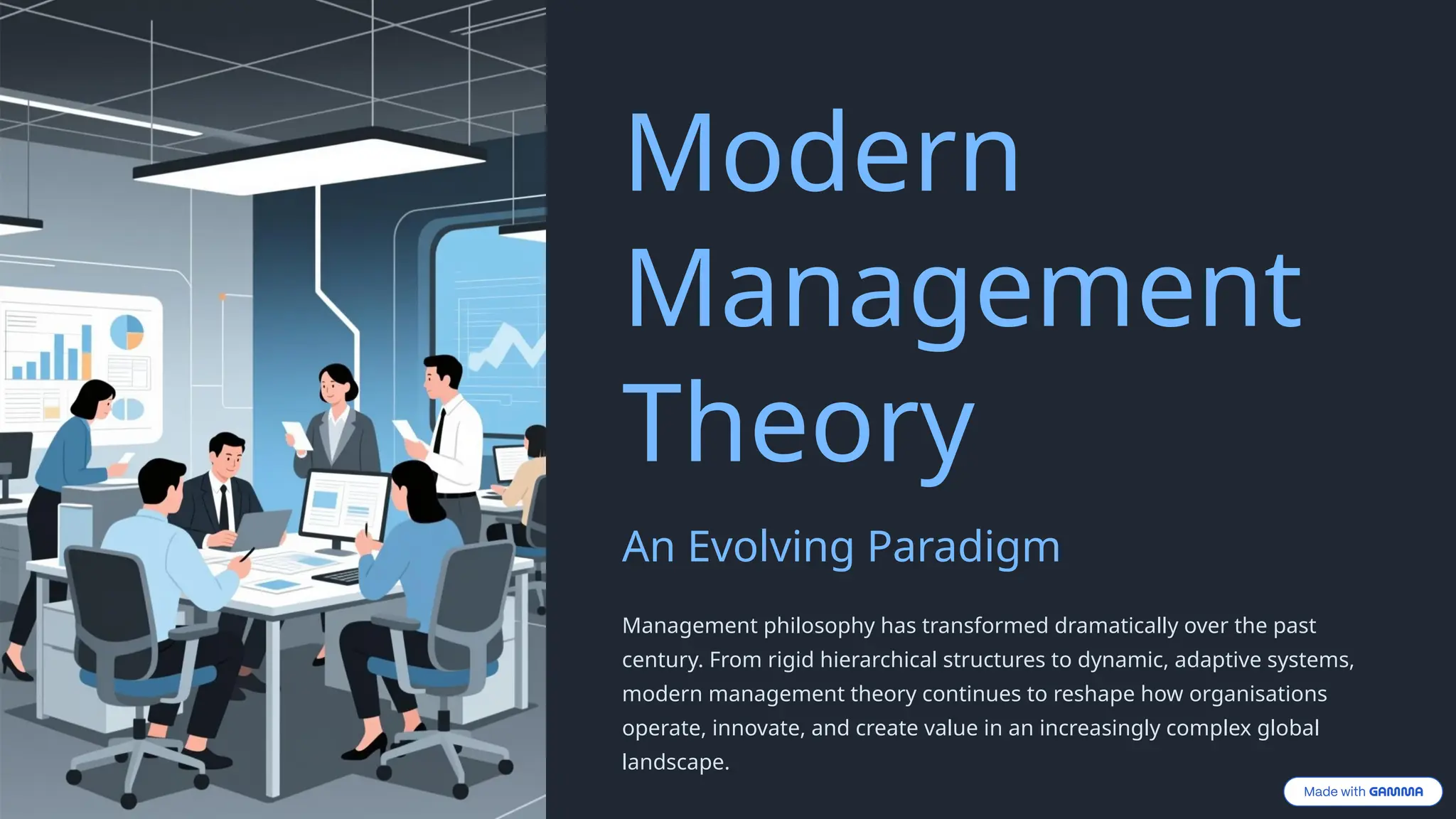 MODERN MGT. THEORY AND PRINCIPLE OF MANAGEMENT | PPTX