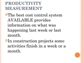 094 Productivity Measurement | PPT