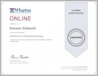 Certificate-Intro to Financial Accounting | PPT