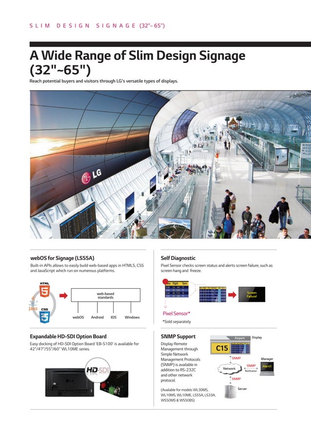2014 LG Monitor Signage - Commercial Large Monitors And Solutions | PDF