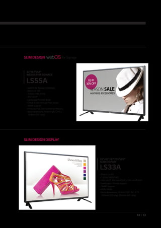 2014 LG Monitor Signage - Commercial Large Monitors And Solutions | PDF