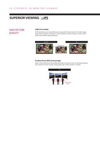 2014 LG Monitor Signage - Commercial Large Monitors And Solutions | PDF