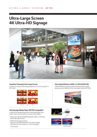 2014 LG Monitor Signage - Commercial Large Monitors And Solutions | PDF