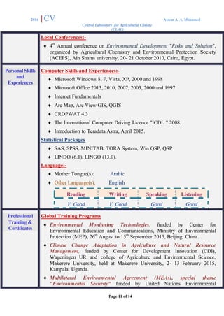 Assem Mohamed CV E | PDF