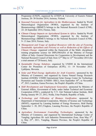 Assem Mohamed CV E | PDF