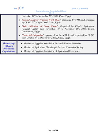 Assem Mohamed CV E | PDF