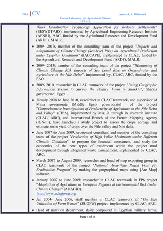 Assem Mohamed CV E | PDF