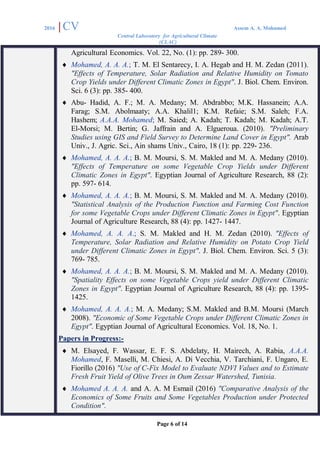Assem Mohamed CV E | PDF