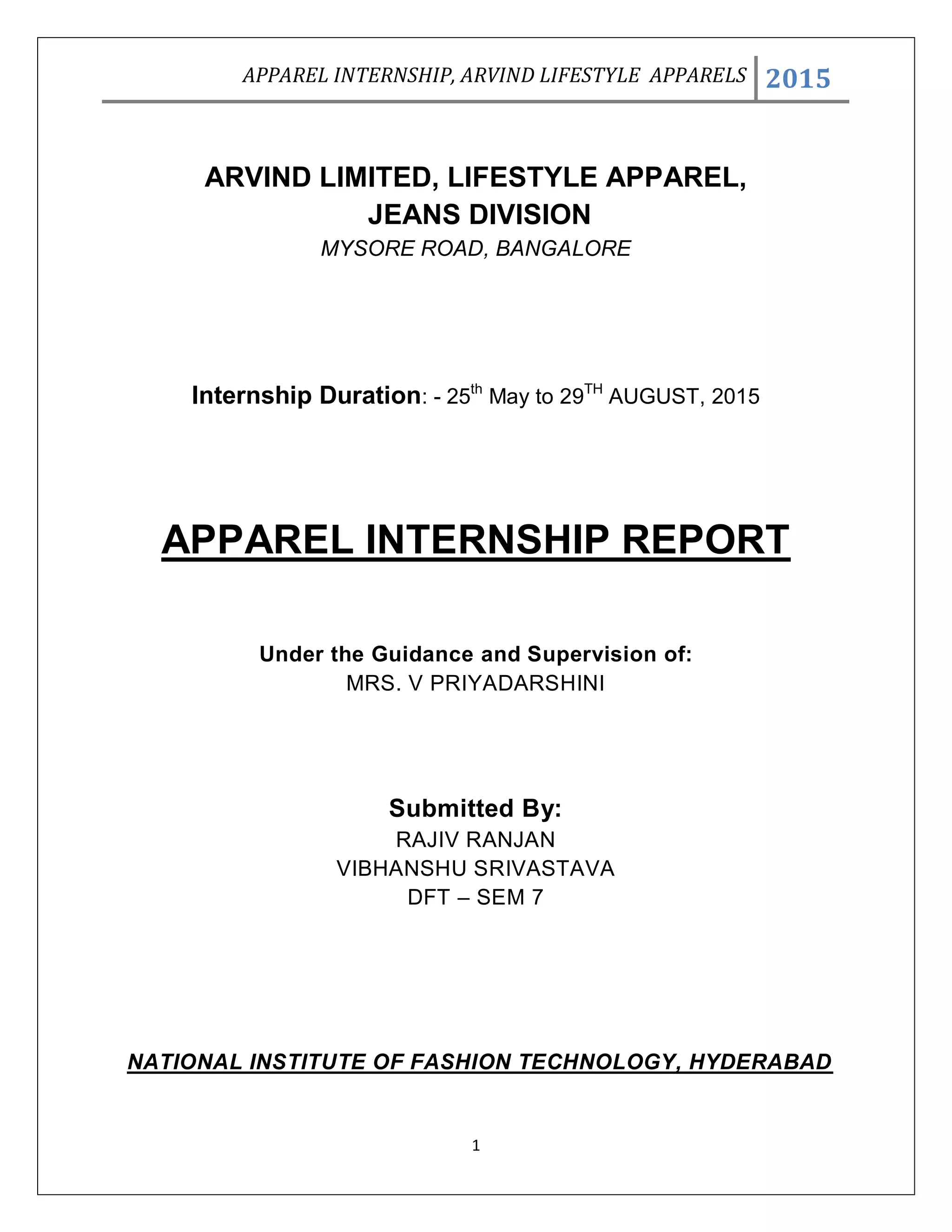 FINAL REPORT pdf | PDF