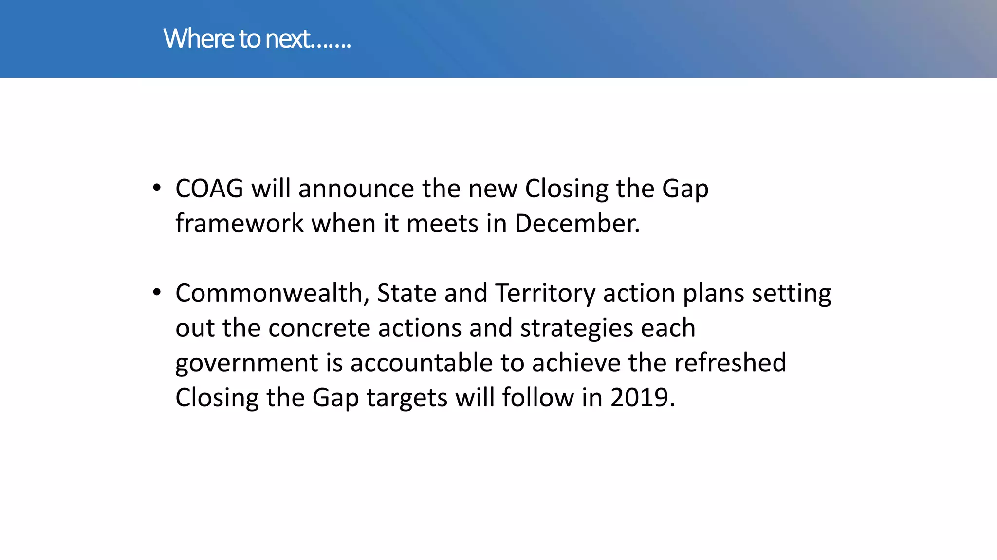 Next Steps in Aboriginal and Torres Strait Islander Education | PPTX