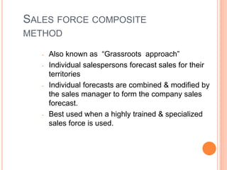Sales Forecasting | PPTX