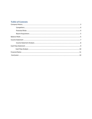 Stryker Financial Analysis | PDF