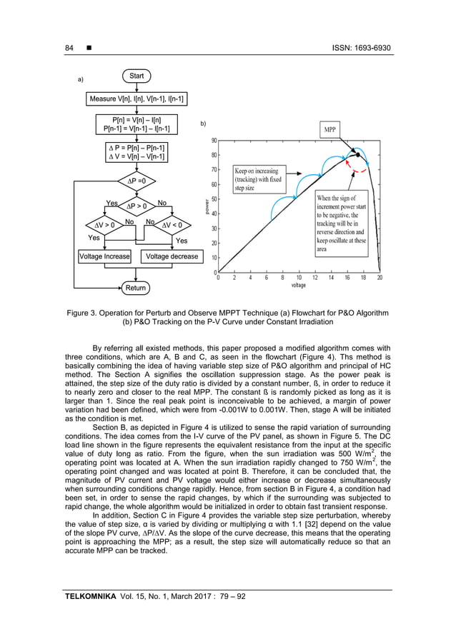 MPPT for PV System Based on Variable Step Size P&O Algorithm | PDF