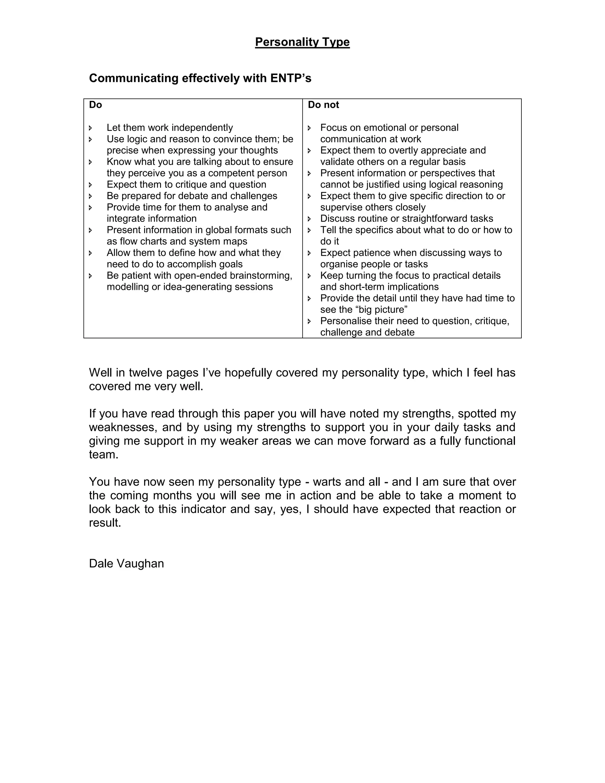 Personal characteristics 01 | PDF