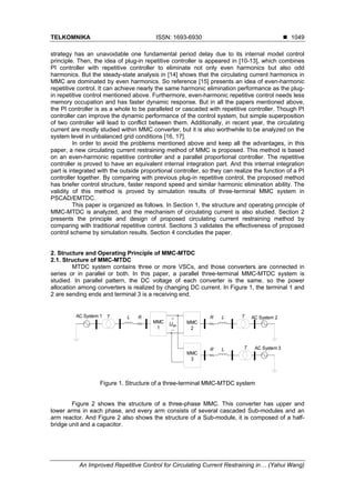 An Improved Repetitive Control for Circulating Current Restraining in MMC-MTDC | PDF