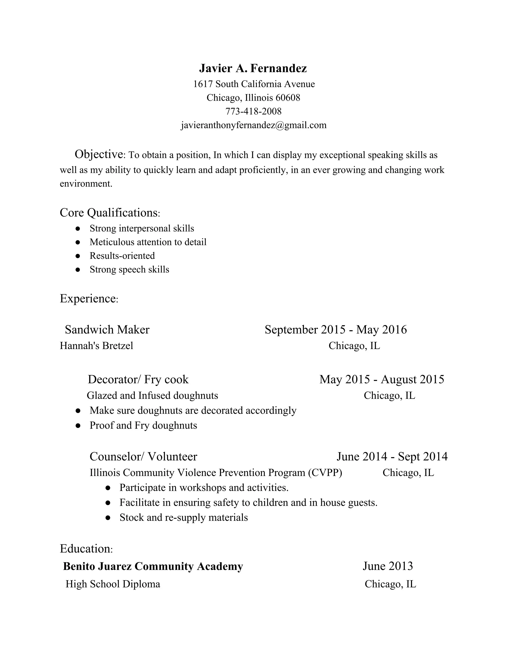 jresume | PDF