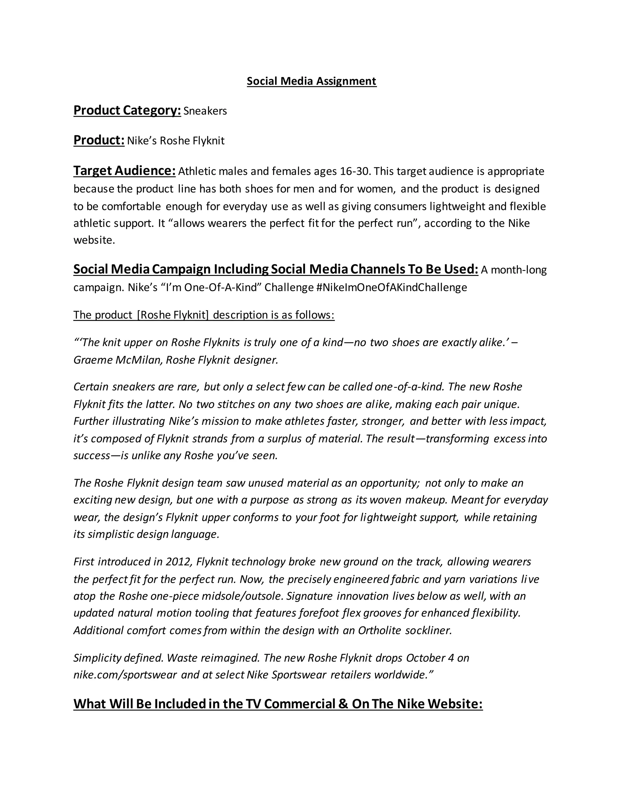 social media assignment | DOCX | Social Networking | Internet