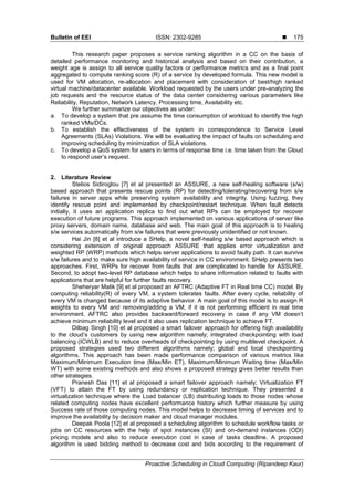 Proactive Scheduling in Cloud Computing | PDF