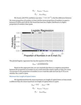 Email Spam Project | PDF