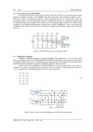 Speed and Position Estimator of Dual-PMSM for Independent Control Drives using Five-Leg Inverter ...