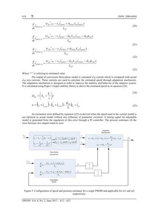 Speed and Position Estimator of Dual-PMSM for Independent Control ...