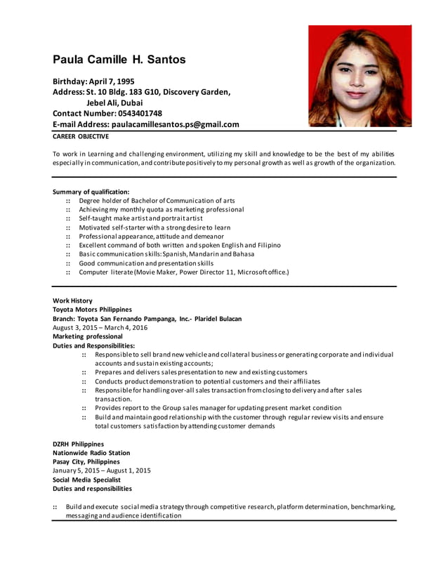 Paula santos-CV | DOCX | Business | Business and Finance