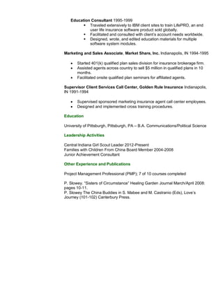 psloweyresume | PDF