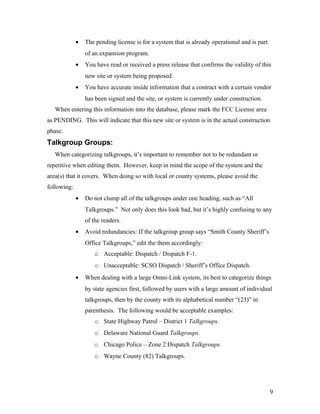 The Radio Reference.com_Styleguide | DOC | Databases | Computer ...