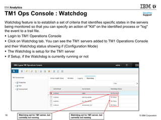 TM1 Monitoring Tools | PDF