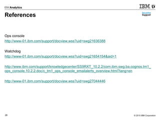 TM1 Monitoring Tools | PDF
