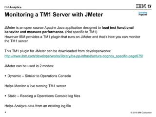 TM1 Monitoring Tools | PDF