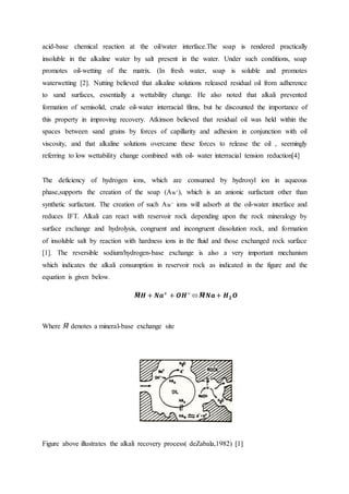 Alkaline Flooding | DOCX