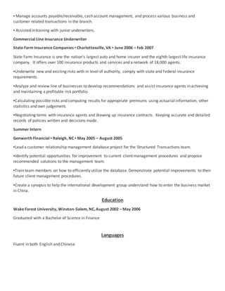 Yin Zhang Resume | DOCX