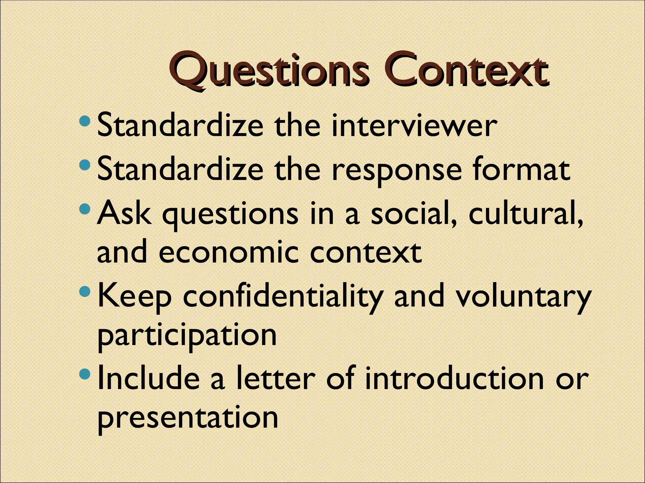 Introduction to Questionnaire design PPT | PPT
