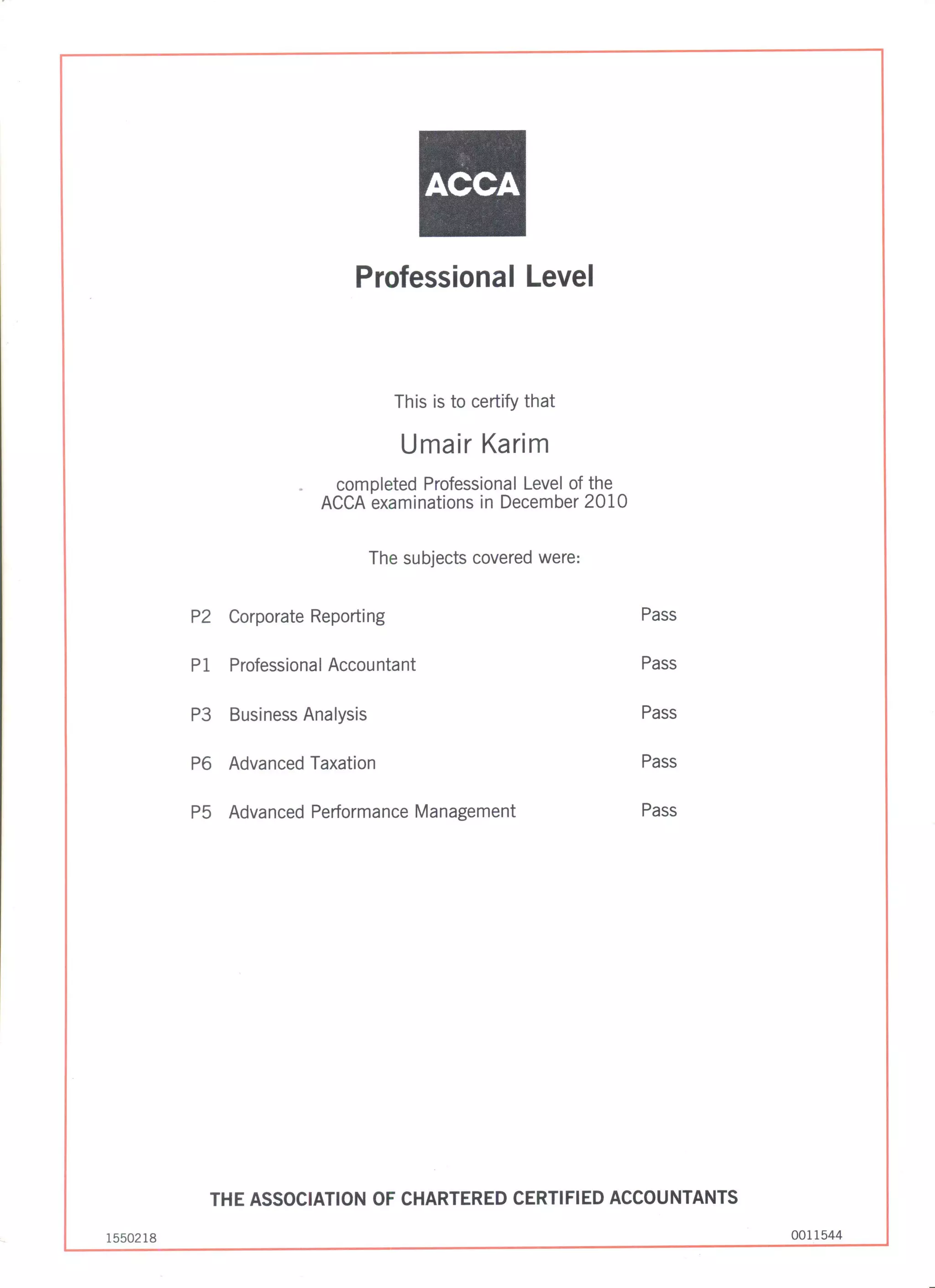 ACCA | PDF