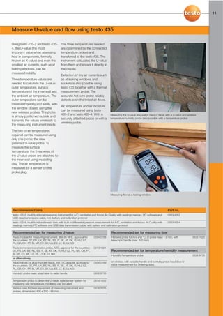 Testo - Measurement engineering for air conditioning & ventilation | PDF