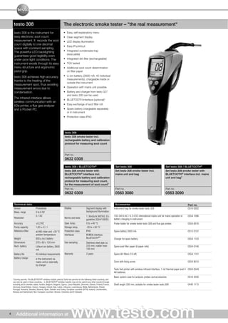 Testo - Flue Gas Emissions | PDF